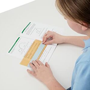 The Original Duo Reading Ruler Overlays - Multi-Color (Pack of 10) by Crossbow Education - The UK's Dyslexia and Visual Stress Specialists