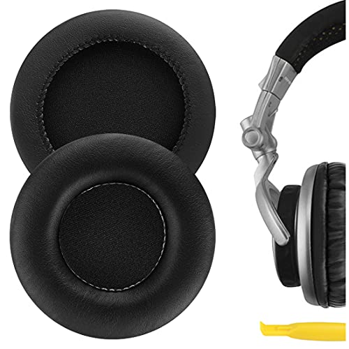 Geekria QuickFit Replacement Ear Pads for Sony MDR-V700DJ, MDR-Z700, MDR-V500DJ Headphones Ear Cushions, Headset Earpads, Ear Cups Cover Repair Parts (Black)