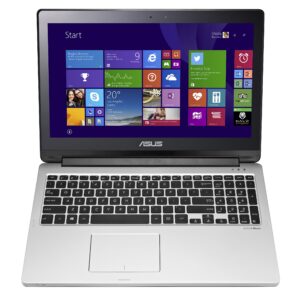 ASUS Flip 2-in-1 TP500LA-AS53T Laptop (Windows 8, Intel Core i5-5200U 2.2 GHz, 15.6" LED-lit Screen, Storage: 1 TB, RAM: 8 GB) Black/Silver