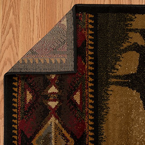 United Weavers of America Affinity Collection Hunter's Dream Rug - 1 ft. 10in. x 7ft. 2in., Brown, Decorative Rug, Lodge Style, Modern Indoor Rug