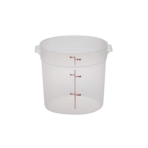 Cambro Round Translucent Container with Lid (6 qt, 2 pk.)