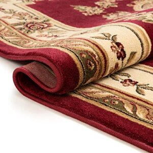 Well Woven Timeless Le Petit Palais Red Traditional Area Rug 2'3" X 3'11"