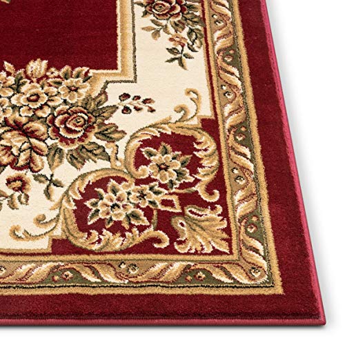 Well Woven Timeless Le Petit Palais Red Traditional Area Rug 2'3" X 3'11"