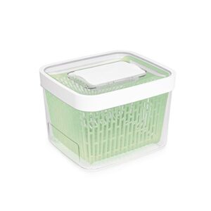 oxo good grips greensaver produce keeper - 4.3 qt,white