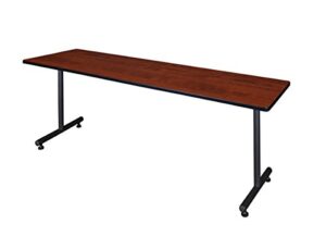 regency seating kobe training table, 84" x 24", cherry