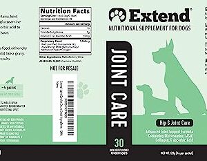 Extend Joint Care Natural Glucosamine with MSM for Dogs, 2 Box