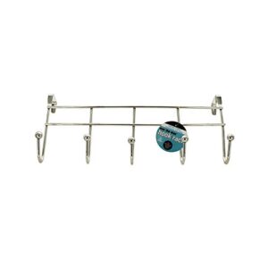 kole imports over the door hook rack, silver