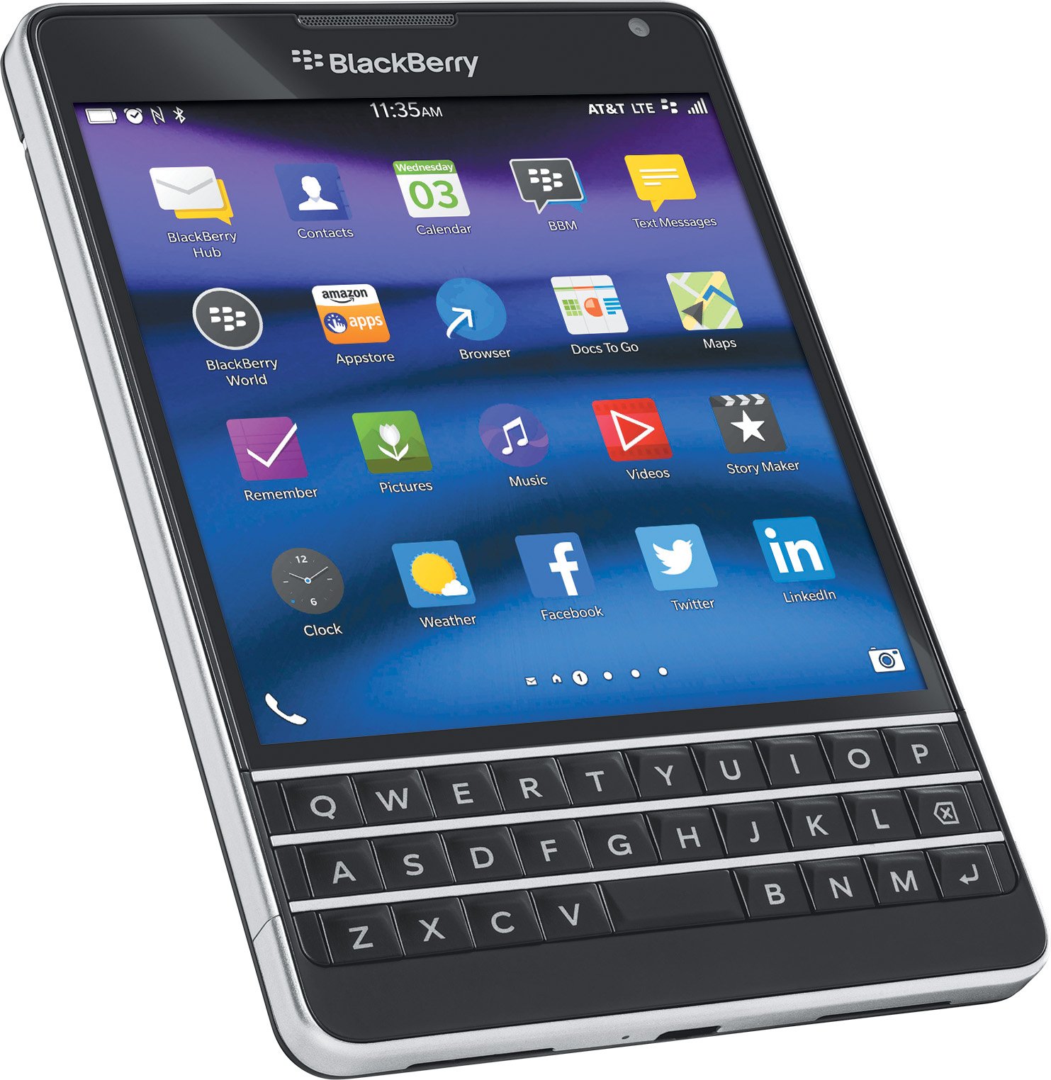 BlackBerry Passport, Black 32GB (AT&T)