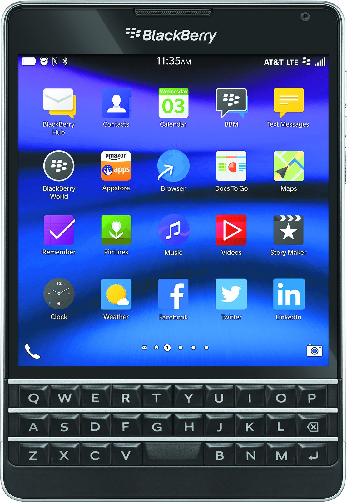 BlackBerry Passport, Black 32GB (AT&T)