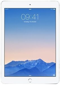 apple ipad air 2, 16 gb, silver, newest version (renewed)