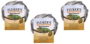 (pack of 3) fluker labs sfk51019 small animal bend-a-branch pet habitat decor, medium