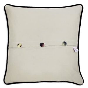 Catstudio California Embroidered Decorative Throw Pillow