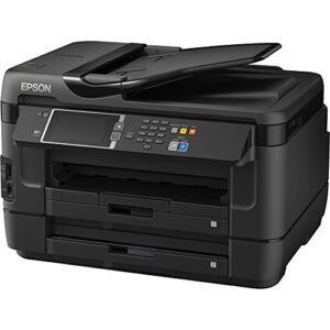 epson workforce 7620 inkjet multifunction printer - color - photo print - desktop - copier/fax/printer/scanner - 32 ppm mono/20 ppm color print - 18 ppm mono/10 ppm color print (iso) - 18 ipm mono/10 ipm color print (iso) - 48 second photo - 4800 x 2400 d