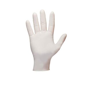 Shamrock 10112-Medium-100 count, Latex Examination Glove, No Powder, Fully Textured, Medical Grade, Safe for Food, Strong Latex Gloves