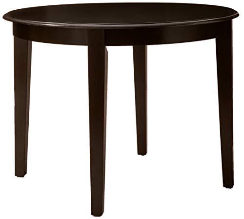 East West Furniture BOT-CAP-T Boston Round Modern Dining Table for Small Spaces, 42x42 Inch, Cappuccino