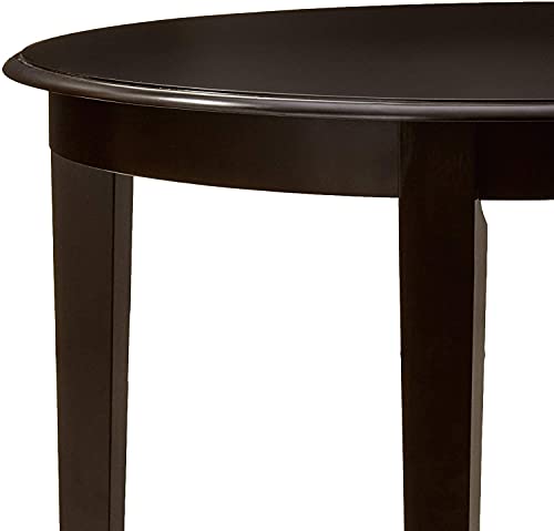 East West Furniture BOT-CAP-T Boston Round Modern Dining Table for Small Spaces, 42x42 Inch, Cappuccino