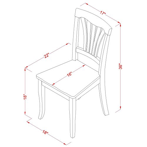 EAST WEST FURNITURE 9 Pc Dining room set for 8-Square Table with Leaf and 8 Dining Chairs