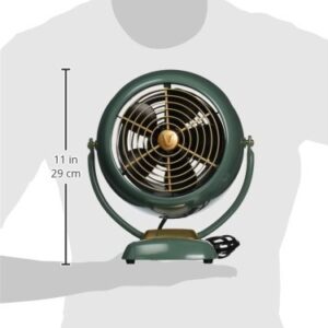 Vornado VFAN Jr. Vintage Air Circulator Fan, Green