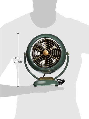 Vornado VFAN Jr. Vintage Air Circulator Fan, Green