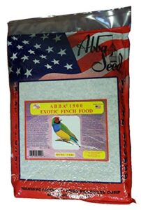 abba 1900 bird foods exotic finch food 5lbs