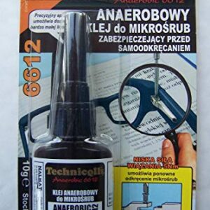 Technicqll Anaerobic Adhesive Glue 6612 to Protect Micro-Screws Against Self-Unscrewing in Glasses Electronics 10G