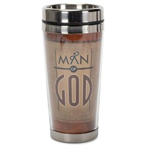 Dicksons Man Of God Arms with Strength 16 Oz. Stainless Steel Insulated Travel Mug with Lid