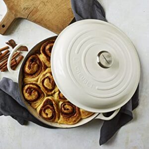 Le Creuset Enameled Cast Iron Signature Braiser, 3.5 qt., White