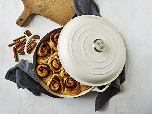 Le Creuset Enameled Cast Iron Signature Braiser, 3.5 qt., White