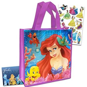 Disney Princesses Reusable Pink Tote Bag 14"x15" Grocery Size