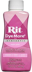 rit dyemore liquid dye, super pink 7-ounce