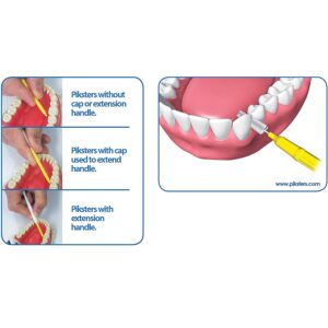 Piksters Interdental Brushes, Size 3 40 ea