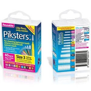 Piksters Interdental Brushes, Size 3 40 ea