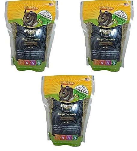 Sun Seed Sunscription Vita Degu Food, 28-Ounce (Pack of 3)