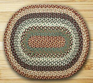 earth rugs rug, 20 x 30", buttermilk/cranberry