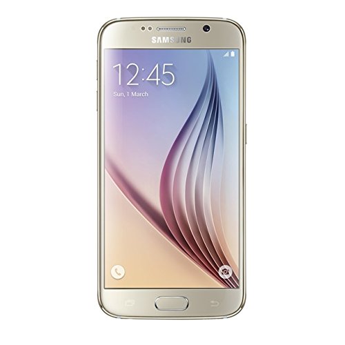 Samsung Galaxy S6 SM-G920F Factory Unlocked Cellphone, International Version, No Warranty 32GB, Gold