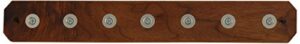 ginkgo international 7-position magnet knife bar, 15-inch, walnut