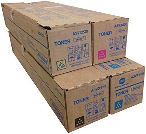 Konica Minolta TN-619 Standard Yield Toner Cartridge Set