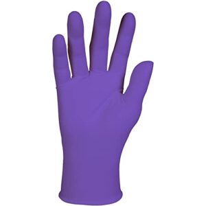 Halyard Purple Nitrile Exam Gloves, Ambidextrous, Nitrile, XL, Purple (Box of 90)