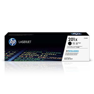 hp 201x black high-yield toner cartridge | works with hp color laserjet pro m252, hp color laserjet pro mfp m277 series | cf400x