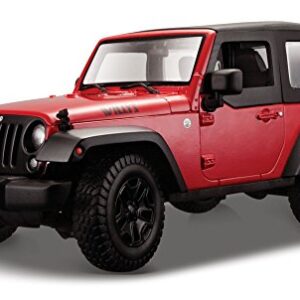 Maisto 1:18 2014 Jeep Wrangler Diecast Vehicle (Colors May Vary)