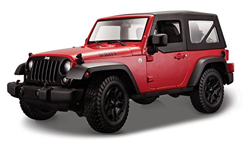 Maisto 1:18 2014 Jeep Wrangler Diecast Vehicle (Colors May Vary)