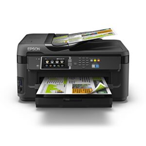 Epson C11CC98201 Workforce 7610 Wireless All-in-One Inkjet Printer, Copy/Fax/Print/Scan