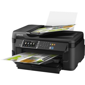 Epson C11CC98201 Workforce 7610 Wireless All-in-One Inkjet Printer, Copy/Fax/Print/Scan