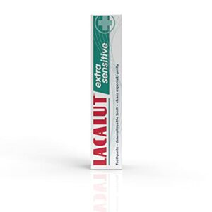 LACALUT Extra Sensitive Toothpaste, Repair & Protect Sensitive Teeth - Cavity Prevention & Stain Removal 2.5 Ounces