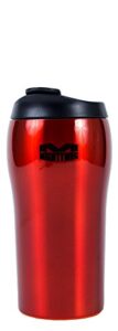 mighty mug - stainless steel non-tip travel mug - double-wall insulated - keeps coffee, tea and drinks hot for 6 hours, cold for 24 hours, leakproof, bpa-free tumbler, 16oz (2015 red, 16oz)