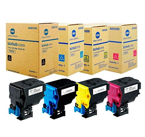 Konica Minolta TNP50 Standard Yield Toner Cartridge Set