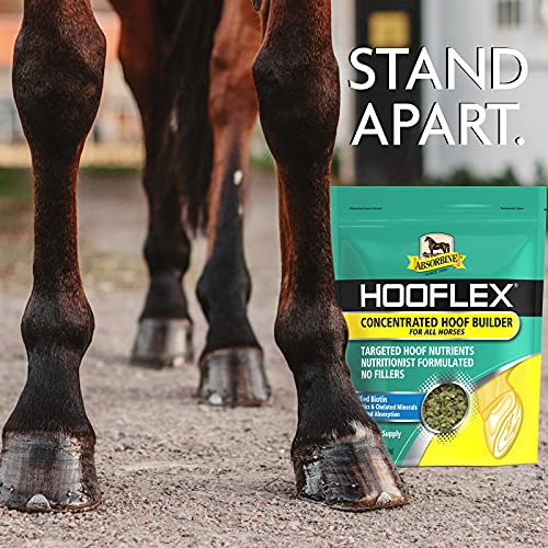 Absorbine Hooflex Concentrated Hoof Builder Supplement Pellets, 11lb Bag / 90 Day Supply