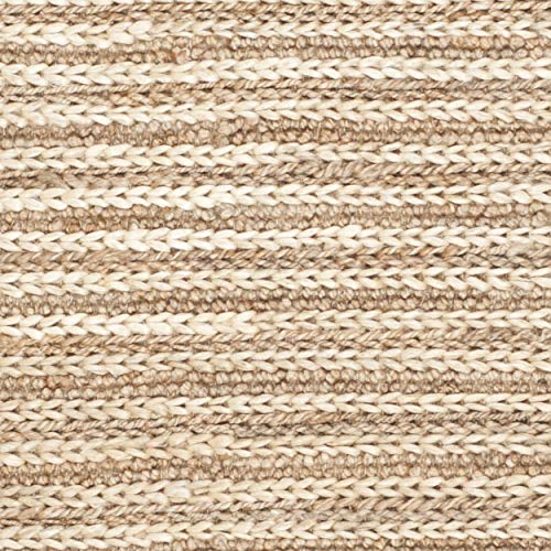 SAFAVIEH Natural Fiber Collection Area Rug - 5' x 8', Natural, Handmade Farmhouse Jute, Ideal for High Traffic Areas in Living Room, Bedroom (NF653A)