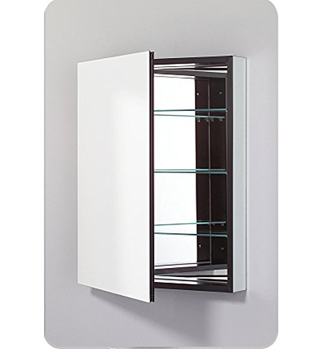 Robern PLM2430GLE Polished Edge, Classic Gray Interior, Electric ̶ Left Hinge PL Series 24" x 30" Flat Top Cabinet