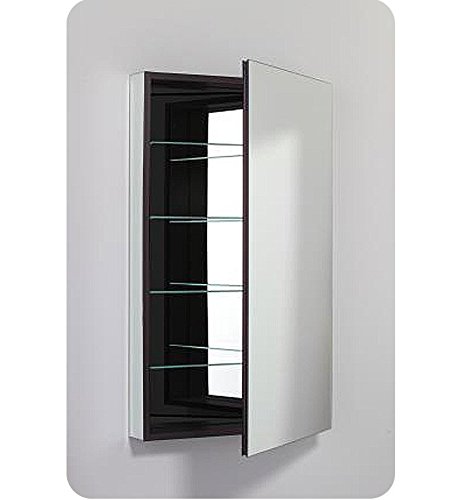 Robern PLM2440GLE Polished Edge, Classic Gray Interior, Electric ̶ Left Hinge PL Series 24" x 40" Flat Top Cabinet